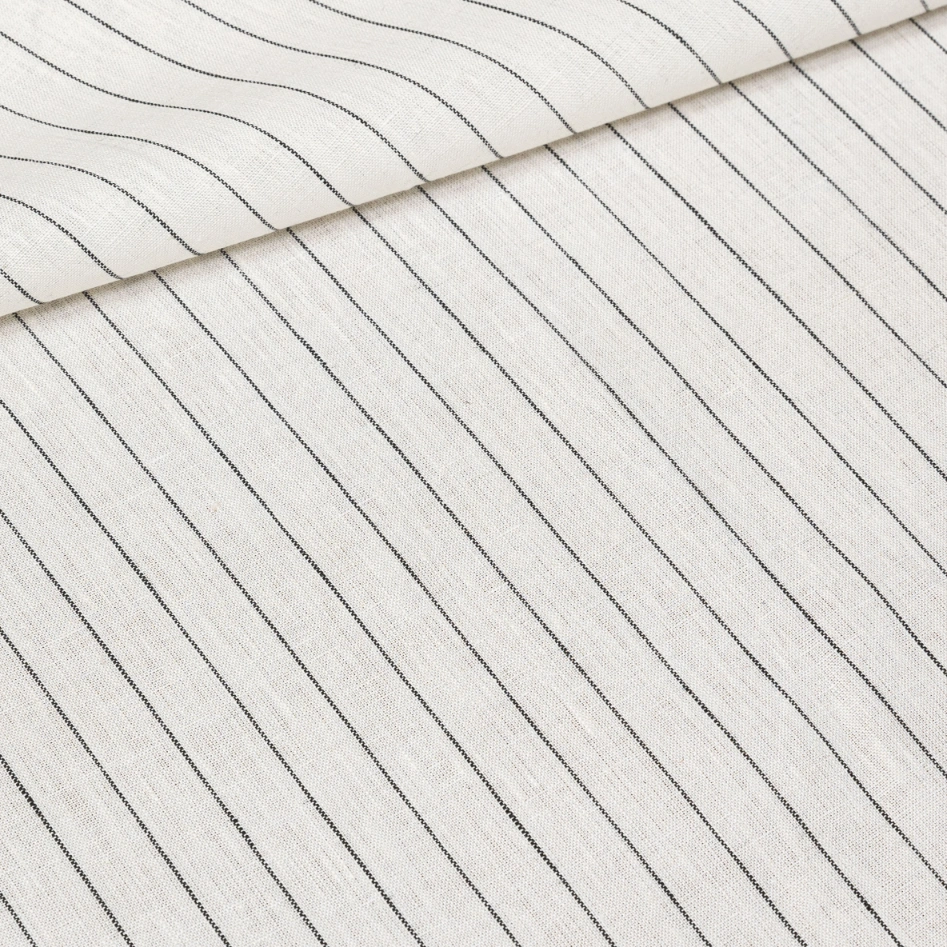 Linen Pinstripe White Strobel Store